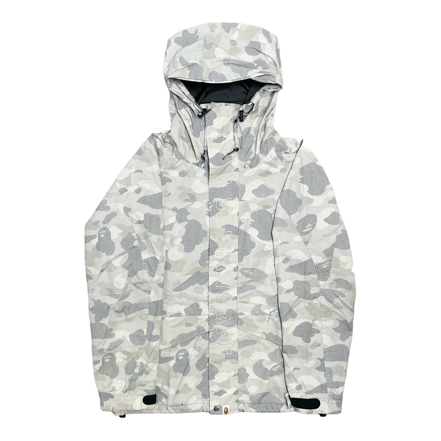 BAPE Snow Jacket Camo Grey White Pre-Owned