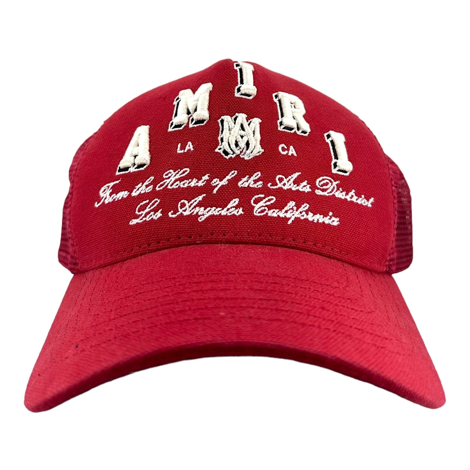 Amiri Varsity Logo Trucker Red Pre-Owned