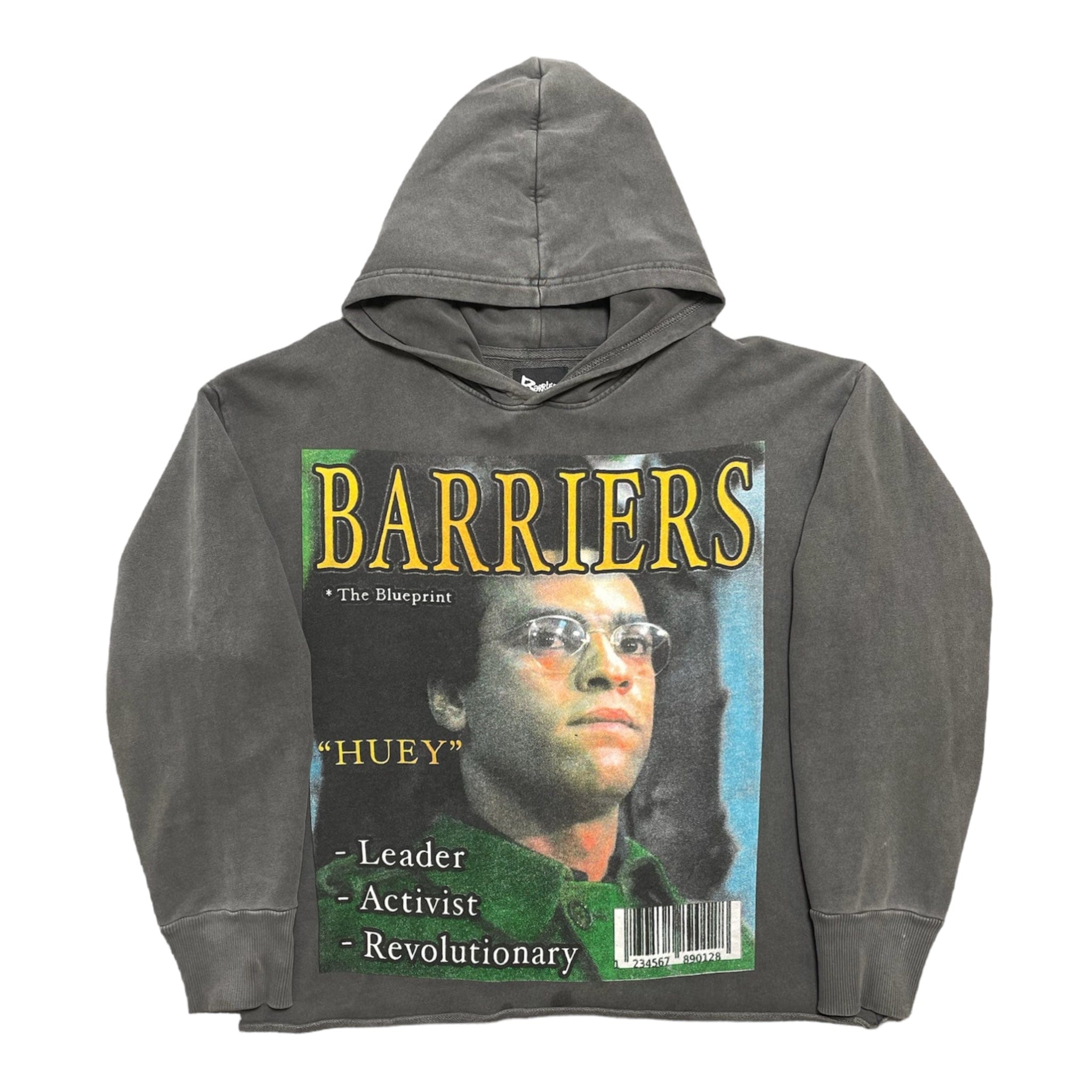 Barriers Huey Newton Hooded Sweatshirt Black Pre-Owned