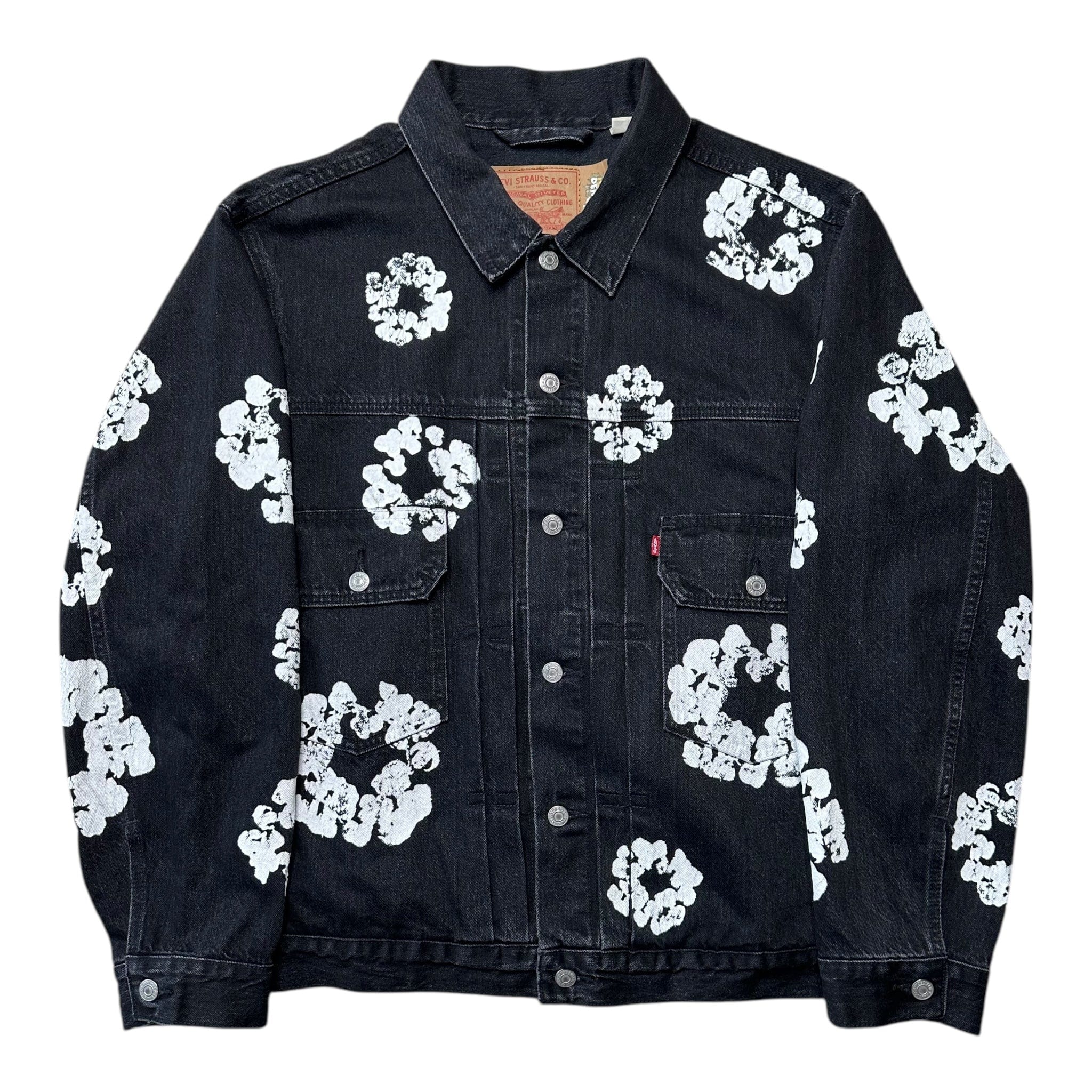 Denim Tears x Levi's Denim Jacket Black Pre-Owned