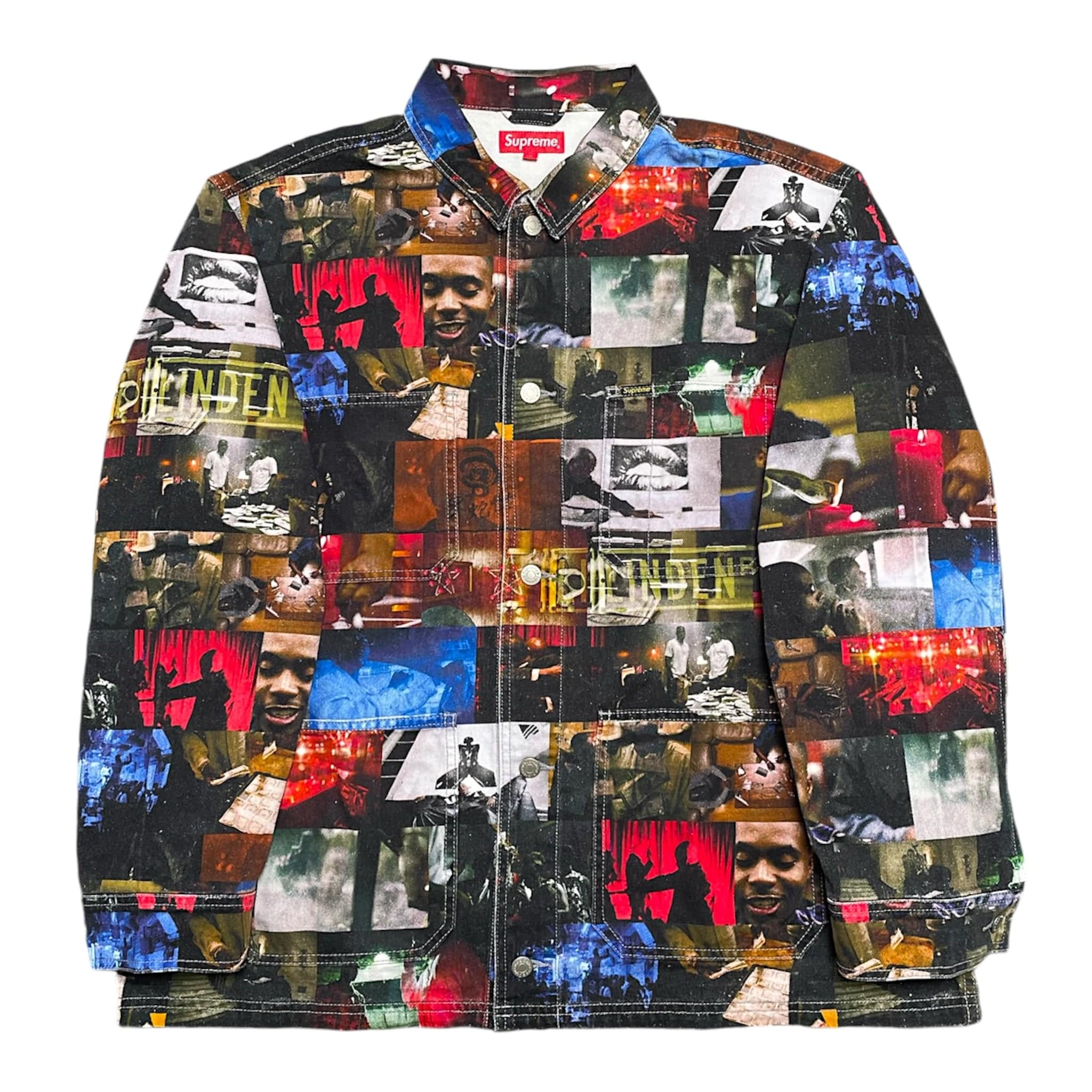 Supreme Nas and DMX Collage Denim Jacket Multicolor Pre-Owned