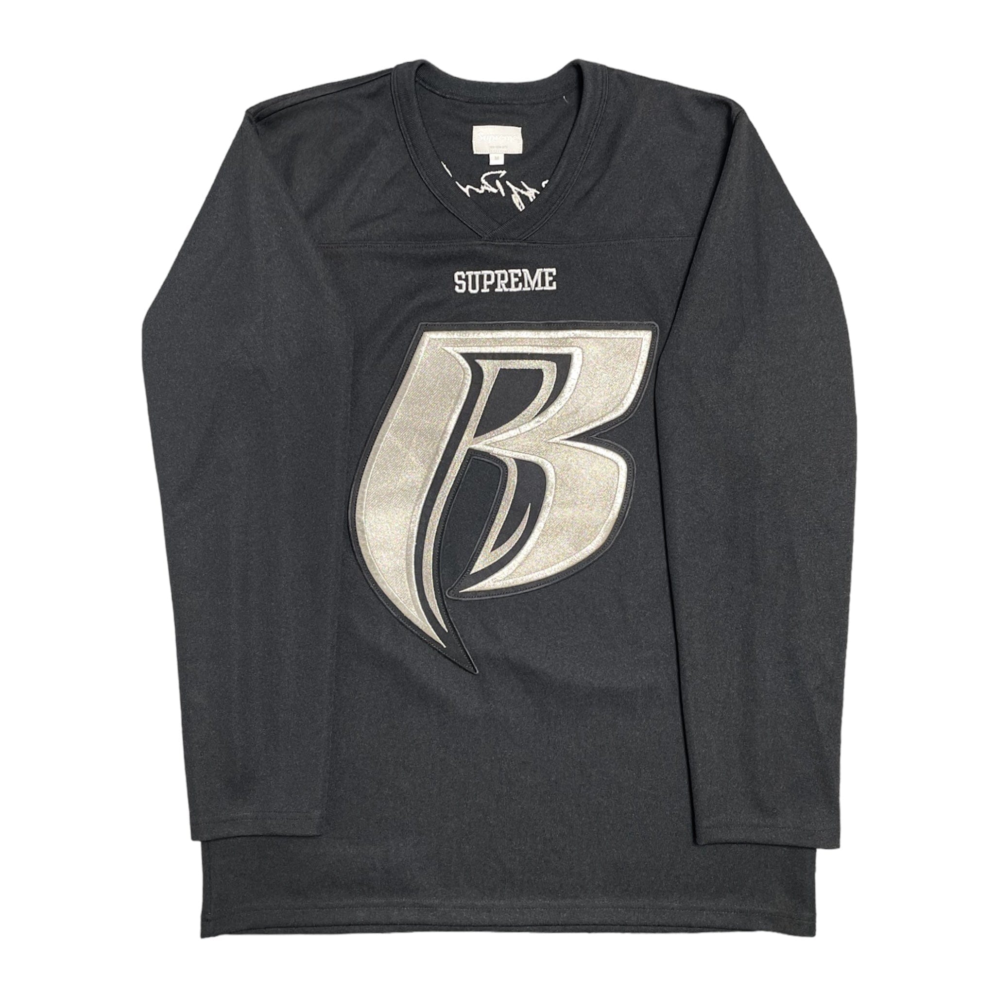 Supreme Ruff Ryders Hockey Jersey Black Pre-Owned